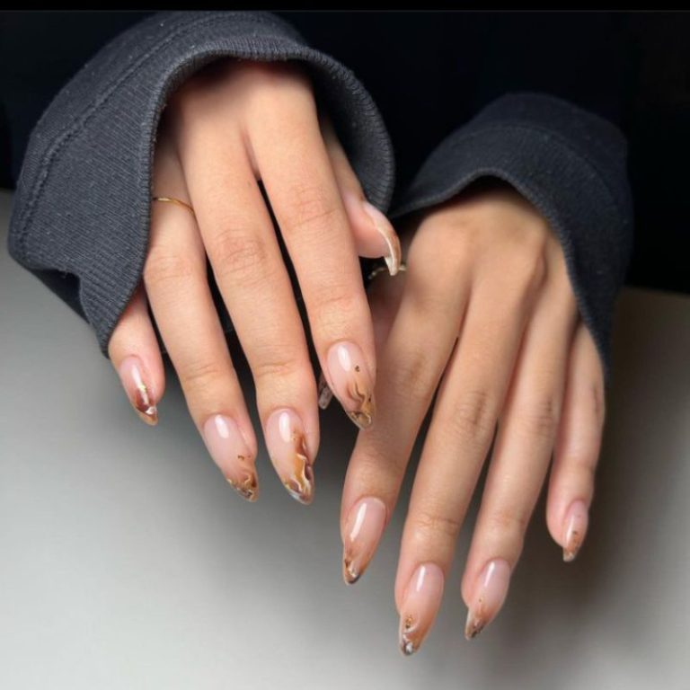 35 Dreamy Fall French Tip Nails 2025 - Fall French Manicure