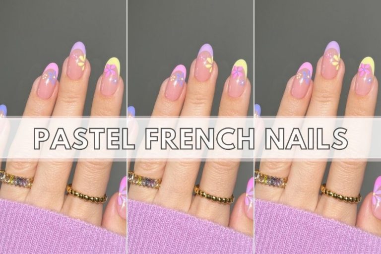 37+ Pretty Pastel French Nails That Will Make You Swoon - Lifestyle ...