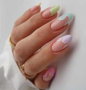 37+ Pretty Pastel French Nails That Will Make You Swoon - Lifestyle ...