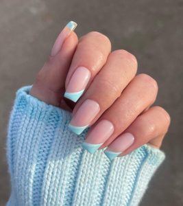 37+ Pretty Pastel French Nails That Will Make You Swoon - Lifestyle ...