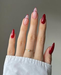 41+ Cherry Red Nails That Are Perfect For The Fall Season
