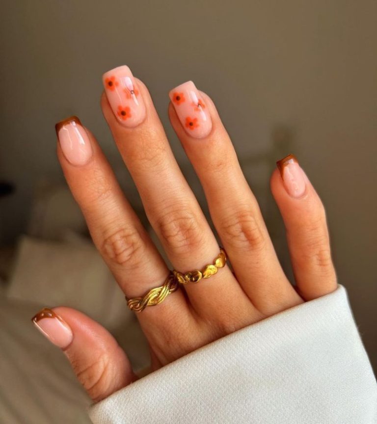 47+ Short Fall Nails For A Stunning Autumn Glow