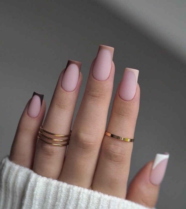 51 Aesthetic Mocha Mousse Nails To Screenshot Right Now - Lifestyle ...