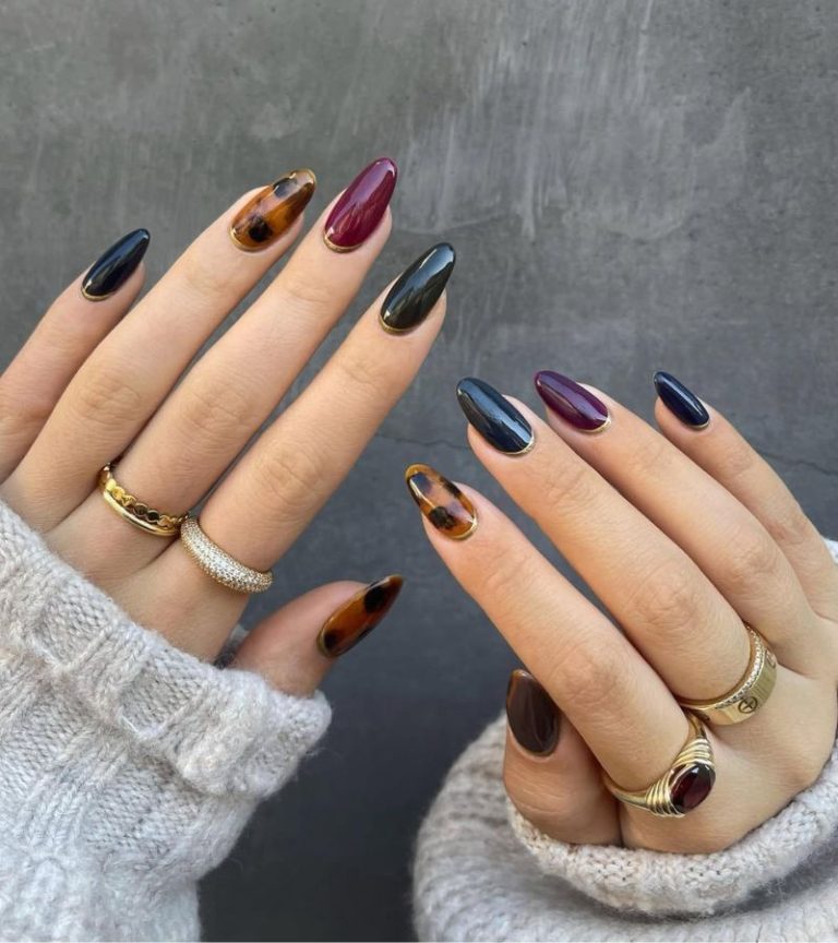 31 Tortoise Shell Nails That Prove Neutrals Aren’t Boring - Lifestyle ...